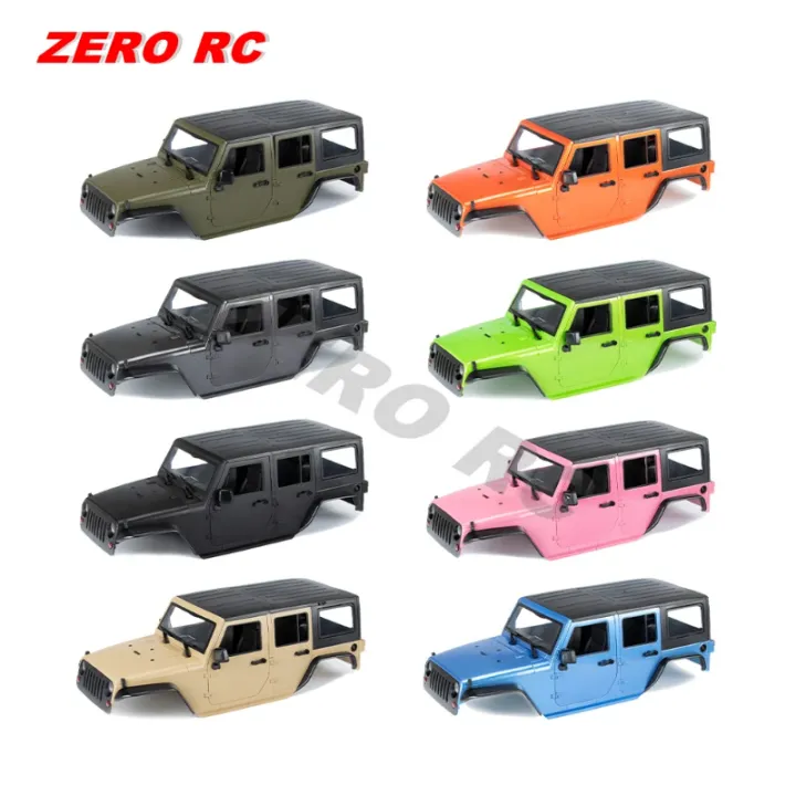 1:10 313mm Wheelbase JEEP Wrangler Hard Plastic Body Shell KIT For 1/10 ...