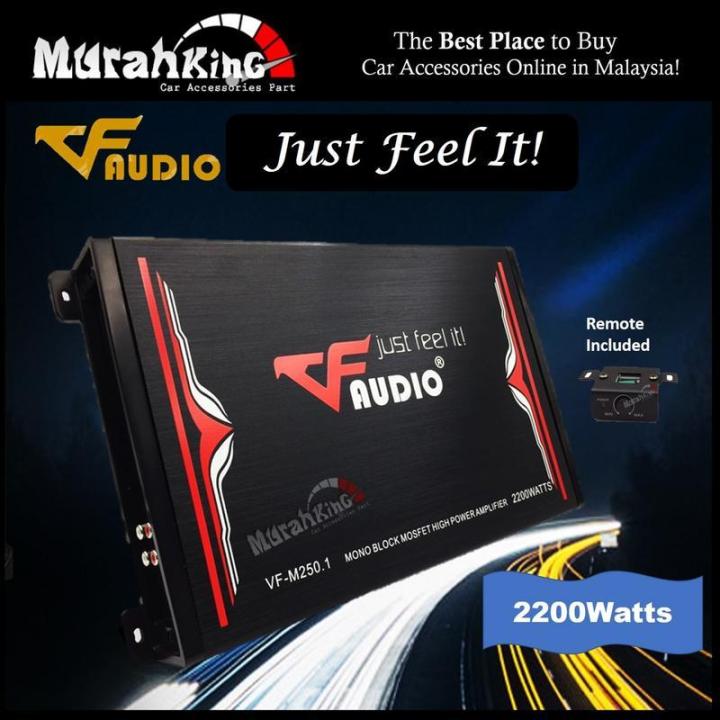 VF Audio VF-M250.1 Monoblock Car Amplifier Mosfet High Performance ...