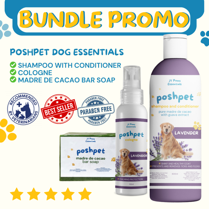 Poshpet Deep Cleansing Dog Shampoo with FREEBIES | Lazada PH