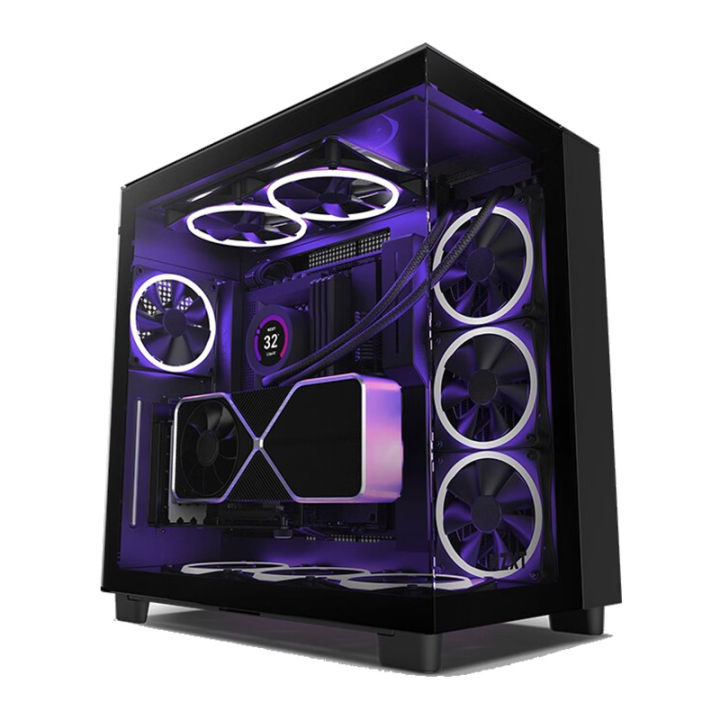 En Jie NZXT H9 Flow ATX Tower Chassis Sea View Room Chassis Desktop ...