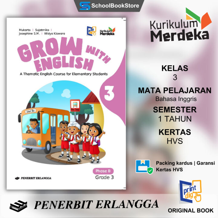 Buku Belajar Bahasa Inggris Untuk Siswa Kelas 3 SD Mengunakan Kurikulum ...