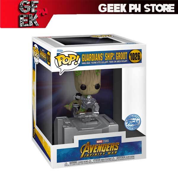 Funko Pop Deluxe Marvel - Guardians of the Galaxy Ship - Groot Special ...