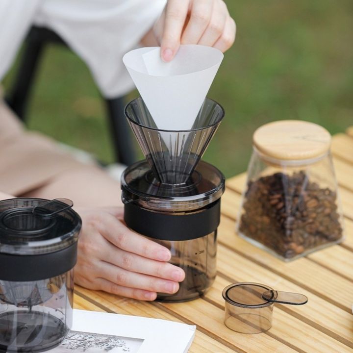 GAOSU 3ใน1 หม้อกาแฟชงด้วยมือ รินลง นำกลับมาใช้ใหม่ได้ เครื่องชงกาแฟดริป ...