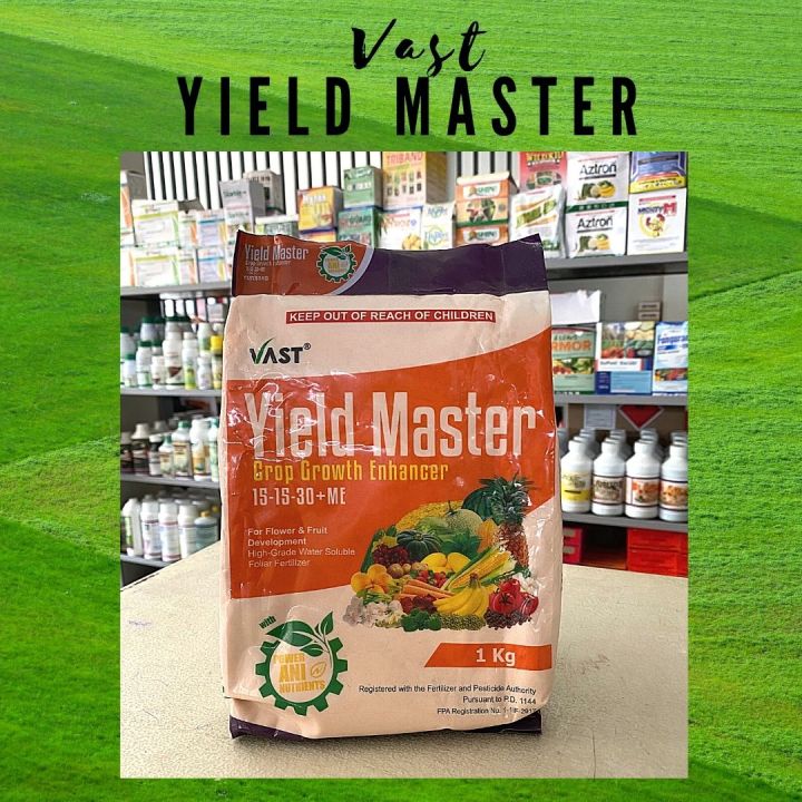 Vast YIELD MASTER Crop Growth Enhancer 15+15+30 ME & 20+20+20 ME 1KG ...