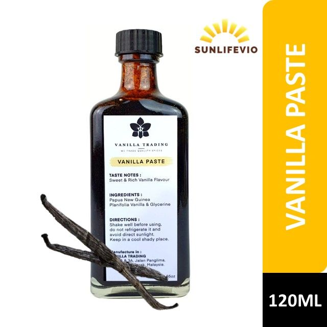 Vanilla Paste ( Vanilla Pods Blended) 120ML | Lazada