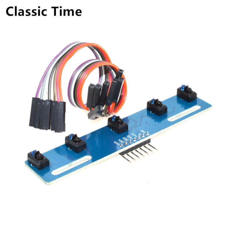 5 channel Infrared Reflective Sensor TCRT5000 KIT 5 way/road IR ...