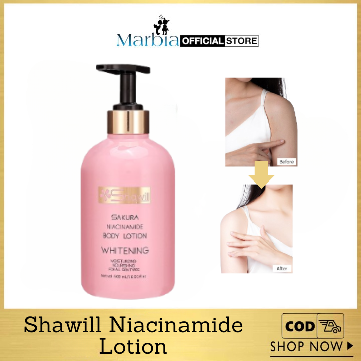 Shawill Sakura Niacinamide Body Lotion Care 500ml | Lazada PH