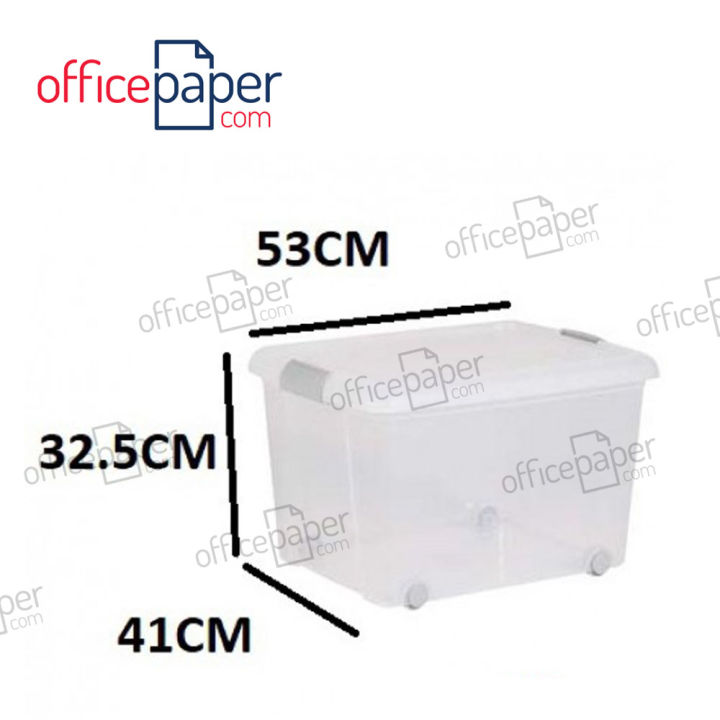 Felton Iconic Storage Box With Wheel 957W (FSB 957) | Lazada