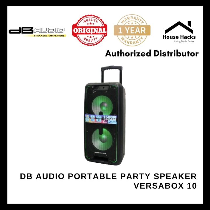 DB Audio Portable Party Speaker VERSABOX 10 (House Hacks) | Lazada PH