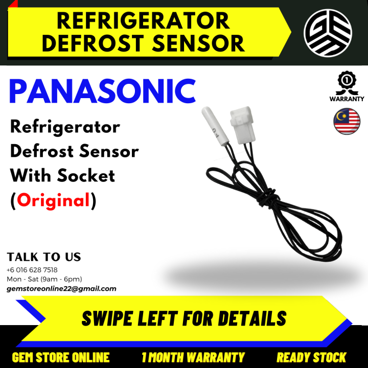 ( Original ) PANASONIC Refrigerator Defrost Sensor / Sensor Peti Sejuk ...