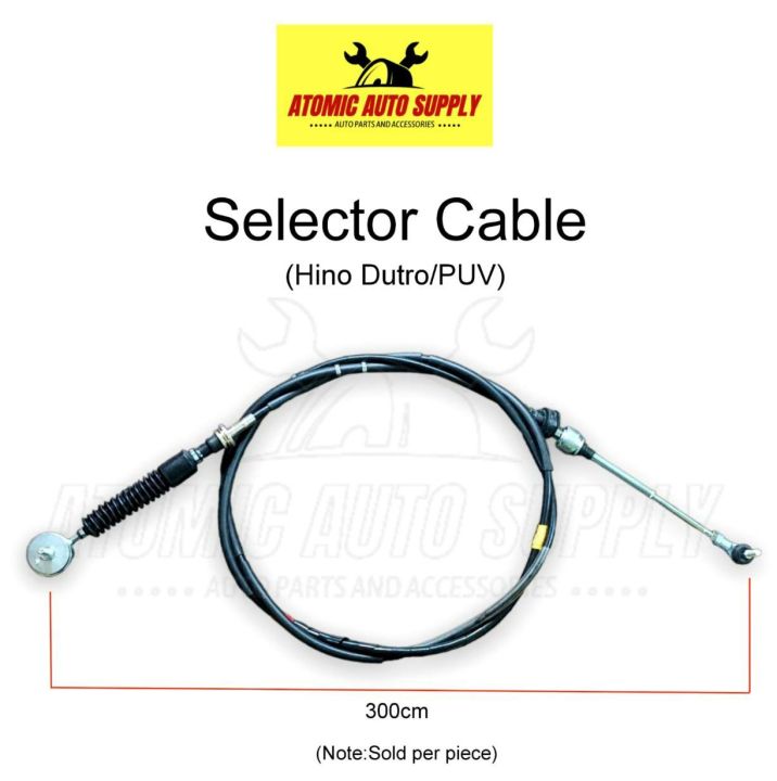 SELECTOR CABLE 300CM LONG FOR HINO DUTRO /PUV (SOLD PER PIECE) - 100% ...