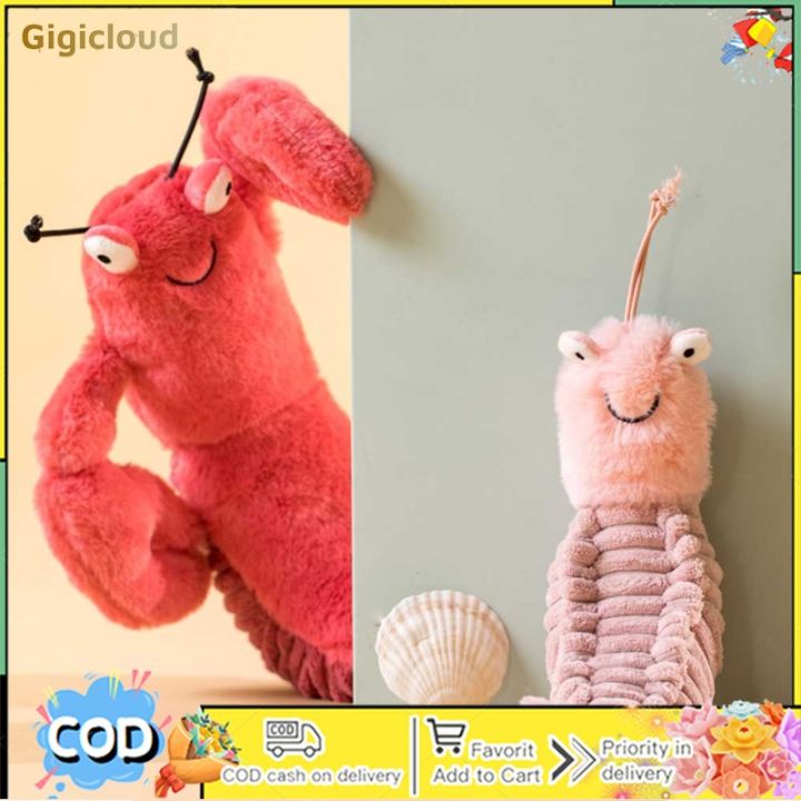 Lobster Plush Toy Stuffed Cartoon Sea Animal Plush Doll Cute Shrimp ...