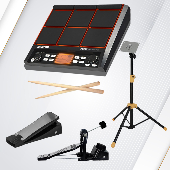 Avatar PD705 กลองไฟฟ้า แพดกลอง PD-705 พร้อมอุปกรณ์เสริม DrumPad แถมฟรี ...