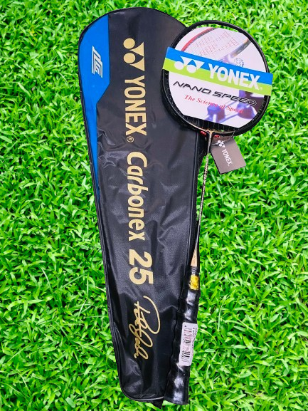 SINGLE YONEX CARBONEX RACKET WITH REGULAR BAG CARBON GRAPHITE BLACK ...