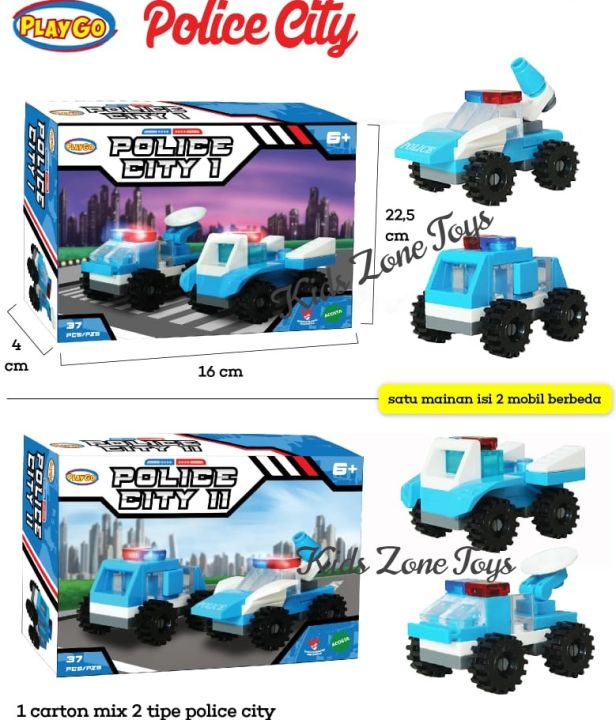 Mainan Anak Lego Mobil Fire Rescue / Mobil Kontruksi / Mobil Polisi ...
