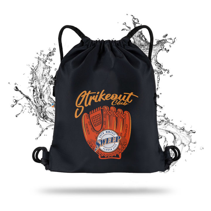 THREE REALM STRING BAGS - Tas Serut Cowok Anti Air / Tas Serut Baseball ...