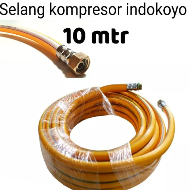 Selang Kompresor Angin 10Meter SUMURA / INDOKOYO / MOSWELL | Selang ...