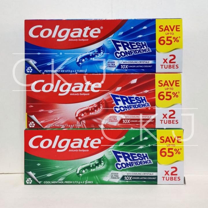 Colgate Fresh Confidence Toothpaste 173g Twin Pack | Lazada PH