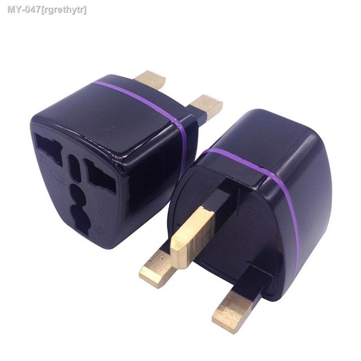 Brass Universal american Kr european AU EU To US UK Power plug adapter USA Israel Brazil Travel ...