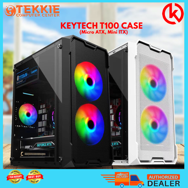 BRANDNEW KEYTECH T100 CASE (Micro ATX, Mini ITX) | Lazada PH