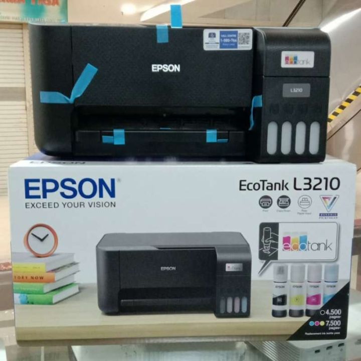 Printer Epson EcoTank L3210 All-in-One (Print - Scan - Copy) Ink Tank New, Pengganti Epson L3110 ...
