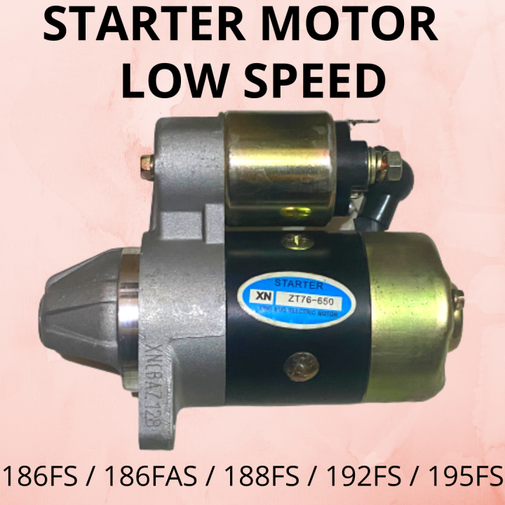 Starter Motor for Low-speed Electric Start Single Piston Air-cooled ...