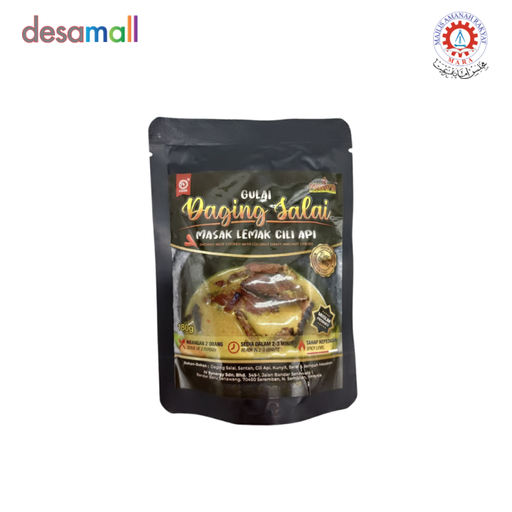 IV FOOD Gulai Daging Salai (180g) | Lazada