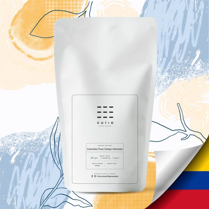 Colombia Single Origin [Finca Campo Hermosoi] Light Roast by Curio Coffee Roaster | Lazada