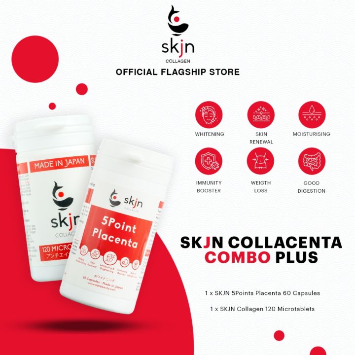 SKJN CollaCenta Combo Plus:Micro Tablets 120's Duma Bottle & 5Point ...