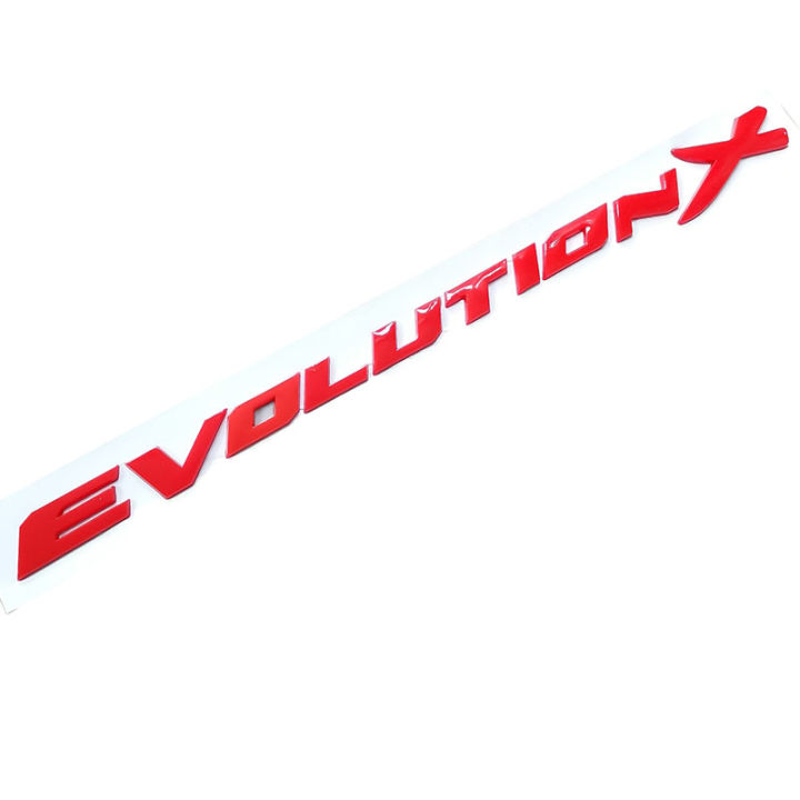 Evolution X Emblem Rear Back Badge Decal Sticker for Mitsubishi Lancer ...