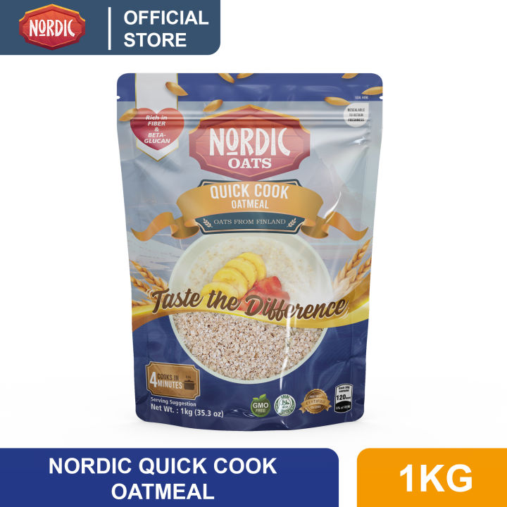 Nordic Oats Quick Cook Oatmeal 1Kg | Lazada PH