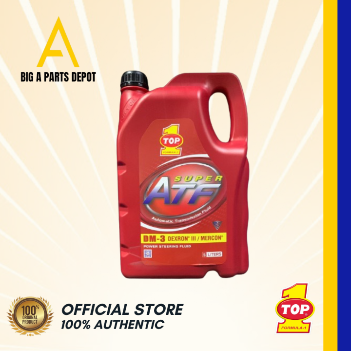Top 1 - Super ATF Automatic Transmission Fluid DM-3 Mercon, Dexron III 5 Liters | Lazada PH
