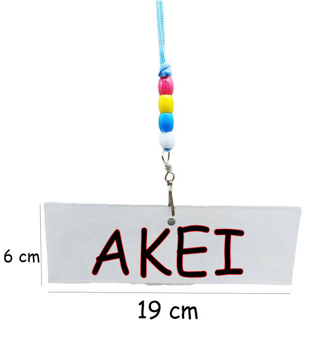 Thick Name tag for student colored lace / random color 1piece | Lazada PH