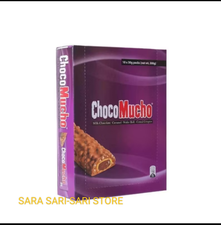 CHOCO MUCHO WAFFER BAR CHOCOLATE 10 x 30gram SOLD PER BOX | Lazada PH