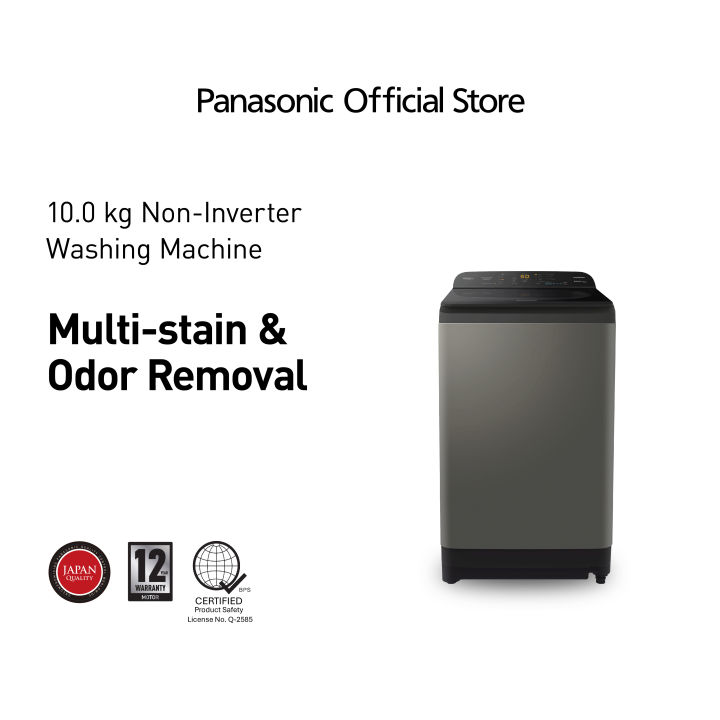 Panasonic NA-F100A9DRM 10.0 Kg Fully Automatic Top Load Non-Inverter ...