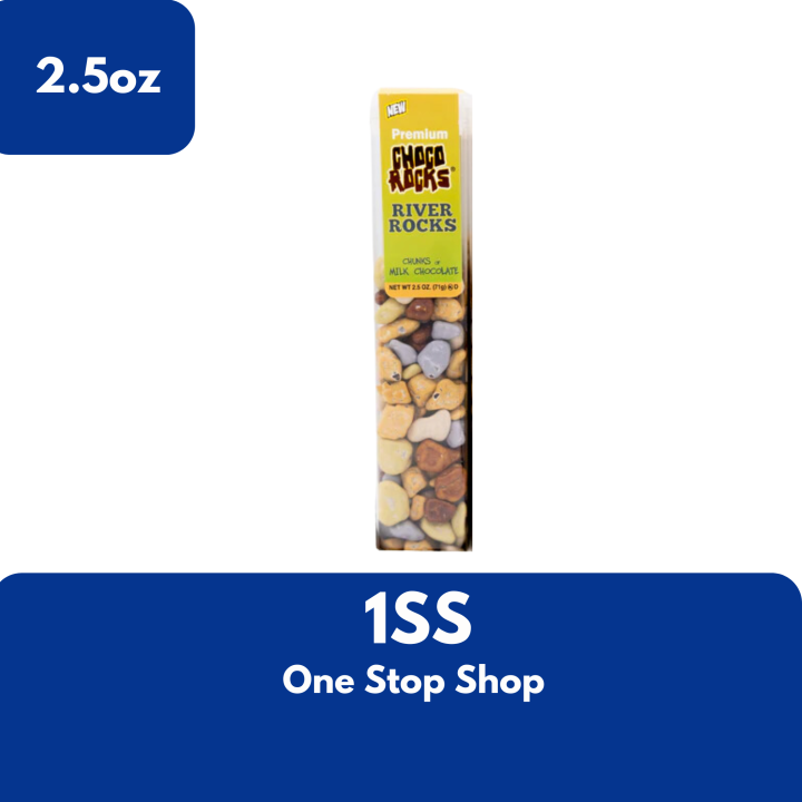 Kimmie Candy Choco River Rocks, Chunks Milk Chocolate, 2.5oz | Lazada PH