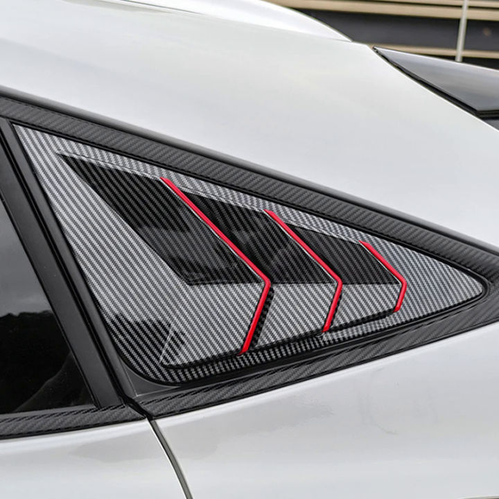 ABS Side Rear Vent Window Louvers Car Rear Quarter Spoiler Panel ... ABS Side Rear Vent Window Louvers Car Rear Quarter Spoiler Panel ...