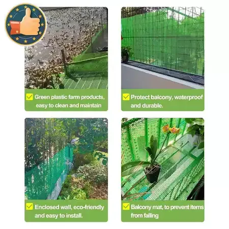 Armstrong Plastic Net Screen Fencing Mesh for Garden Fences, Porch ...