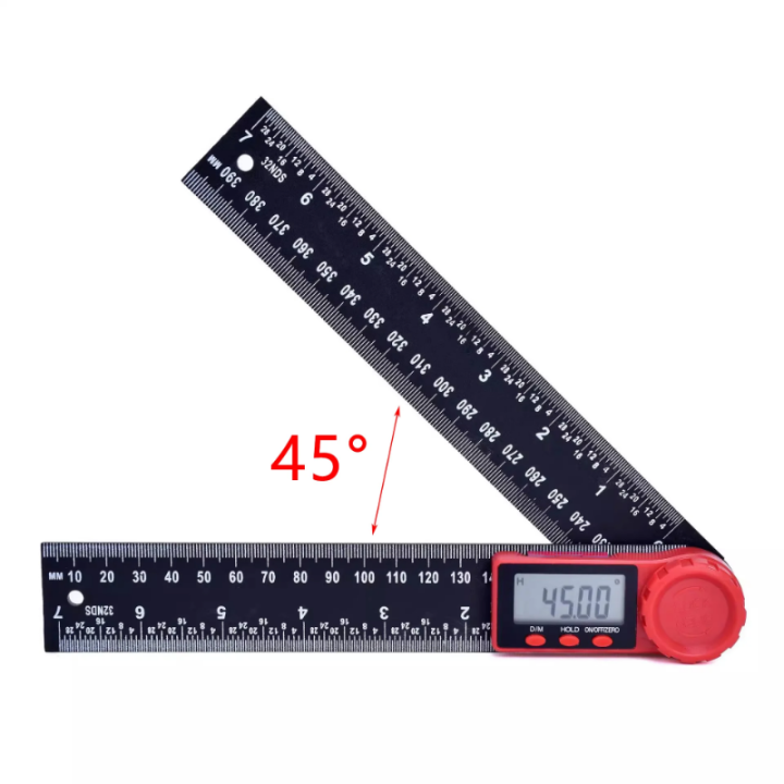Protractors Digital Display Angle Level Ruler Goniometer Angle Finder ...