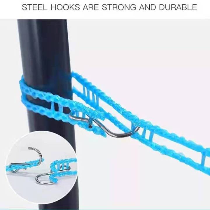 TS COD 3/5/8-Meter Non-slip Clothesline Clothes Dryer Outdoor Cloth ...