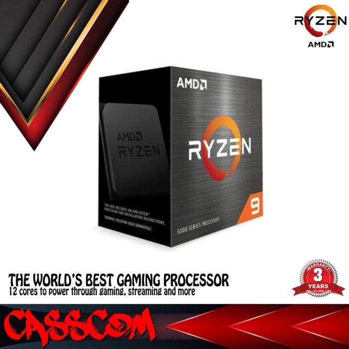 PROCESSOR AMD AM4 RYZEN 9 5900X BOX - KOMPONEN KOMPUTER | Lazada Indonesia