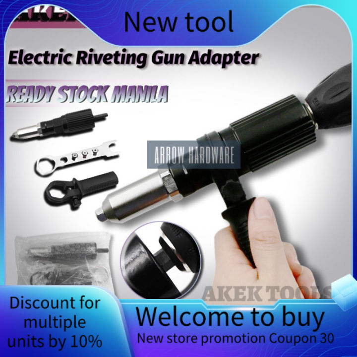 Electric Riveter Drill Rivet Machine Rivet Nut Riveting Electric Tool ...