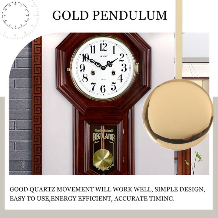 DIY Pendulum Clock Movement Mechanism with 3 Pairs Different Hands ...