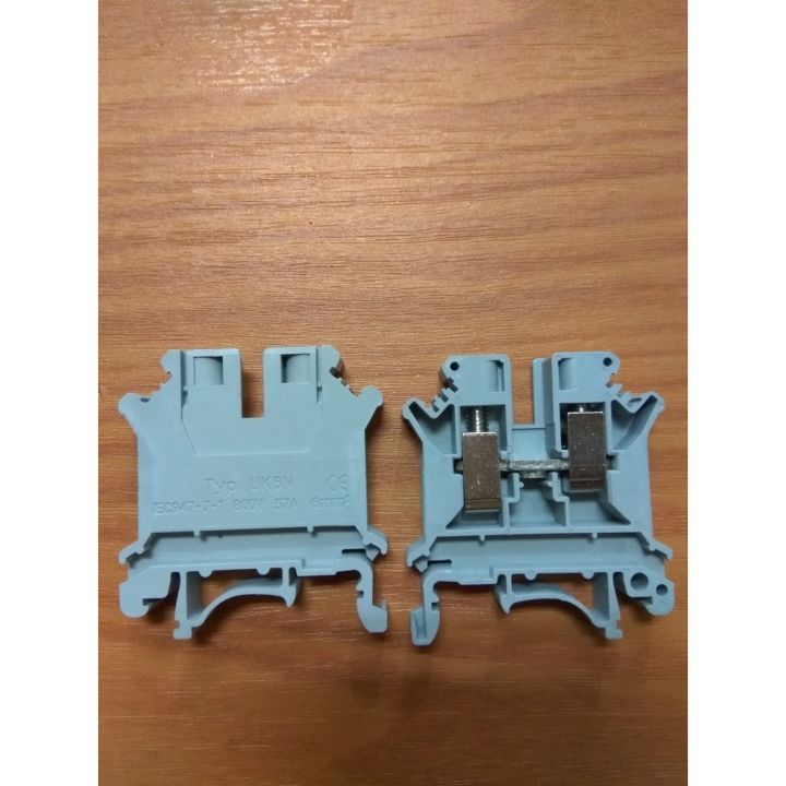 Terminal Block tipe UK (grey) TUK 5N (M3) 4mm | Lazada Indonesia