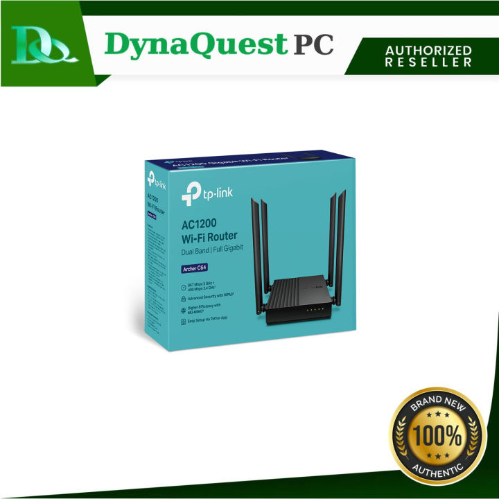 TPLink Archer C64 AC1200 Wireless MU-MIMO WiFi Router | Lazada PH