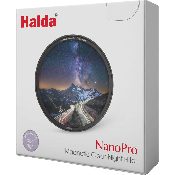 Haida NanoPro Magnetic Clear Night Filter, Light Pollution Reduction ...