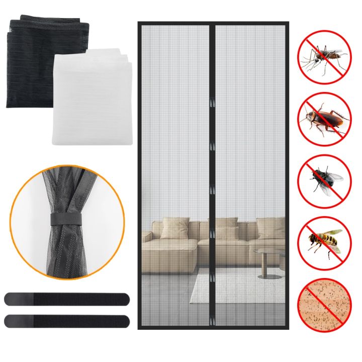 Summer mosquito net，Magnetic Screen Door Curtain，Summer Velcro Mosquito ...