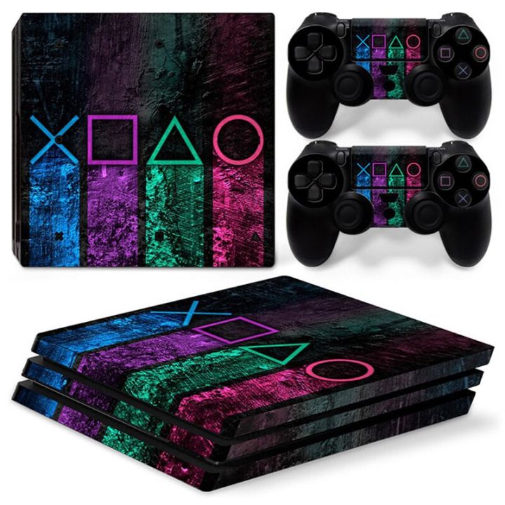 GAMEGENIXX Skin Sticker Geometry Protective Vinyl Decal Cover for PS4 ...
