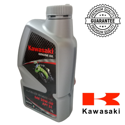 KAWASAKI 4-STROKE ENGINE OIL SAE 20W-50 API SP GENUINE AND AUTHENTIC ...