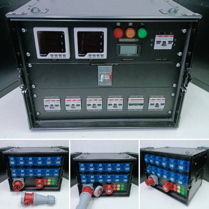 ชุดจ่ายไฟ โหลดเซ็นเตอร์ 100A ABB ขนาด 8U #VPOWER Power distribution ...